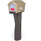 Simplay3 Classic Home Plastic Residential Mailbox & Post Mount Combo ...