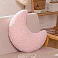 Amazon.com: ZCNYCLAM Moon Pillow, Moon Shaped Pillow with Soft Faux Fur ...