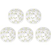 uxcell LED Chip Bulb 300mA 5W 10 LEDs 5730 Surface Mounted Devices Module Aluminum Board Pure ...