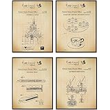 Amazon.com: Disney Rides Sign Patent Art Prints - Vintage Wall Art ...