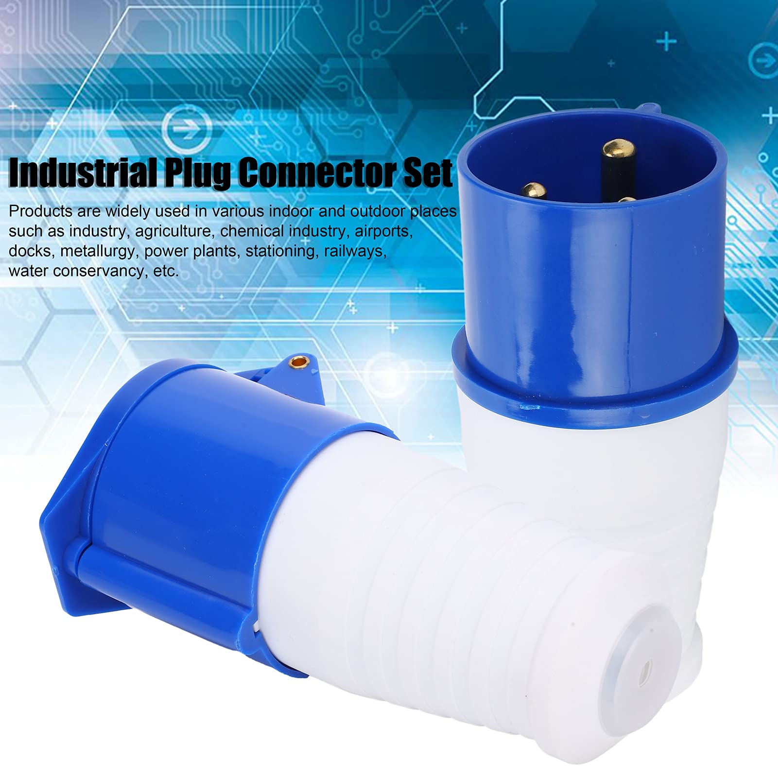 Mua 2pcs 32a Industrial Plug, 3 Pin 1 Phase Explosion Proof 220‑250v ...