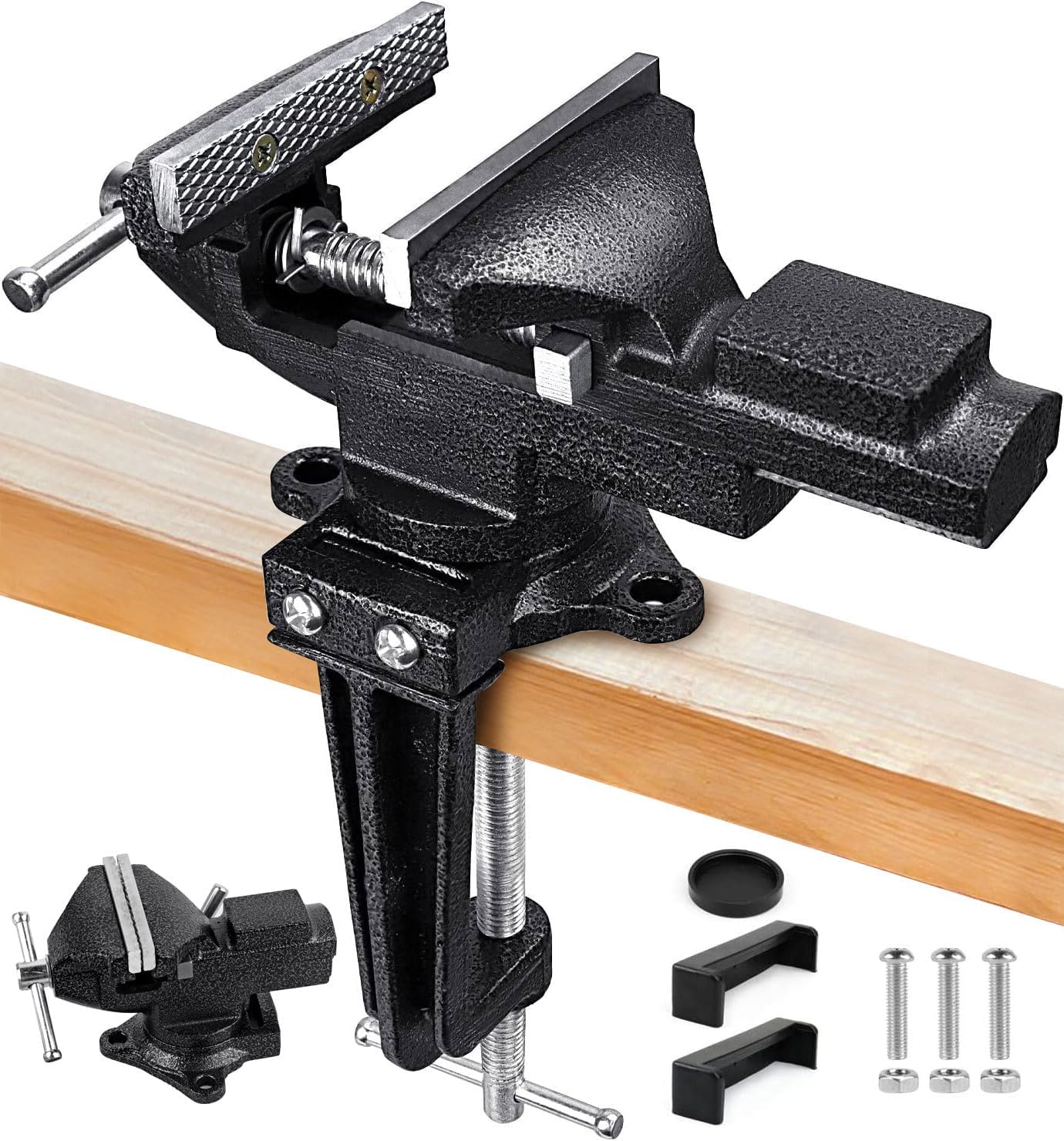 Mua POLIWELL Bench Vise 3.3 Inch Quick Adjustment Table Vise Dual ...