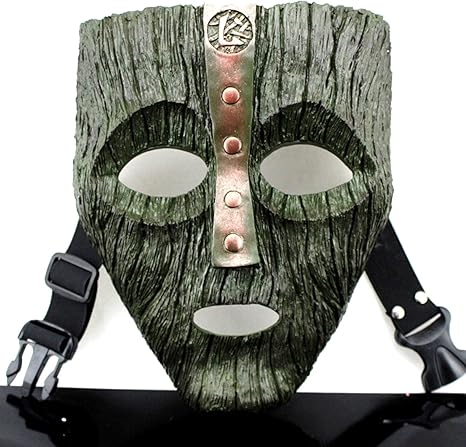 Amazon.com: Mulrcks Resin Loki Cosplay Mask Prop Replica (Dark Green ...
