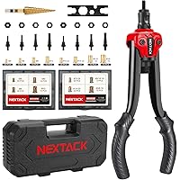 HARDELL 14" Rivet Nut Tool, Hand Rivet Tool Kits with 100Pcs Rivet Nuts ...