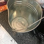 Highlands 9L Galvanised Metal Bucket #BUC09: Amazon.co.uk: Garden ...