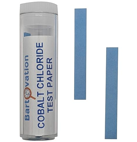 Cobalt Chloride Test Papers (1 vial of 100 strips): Amazon.in ...