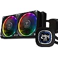 Amazon.com: GAMDIAS 240mm CPU Liquid Cooler AIO w/ 2.1" Display ...