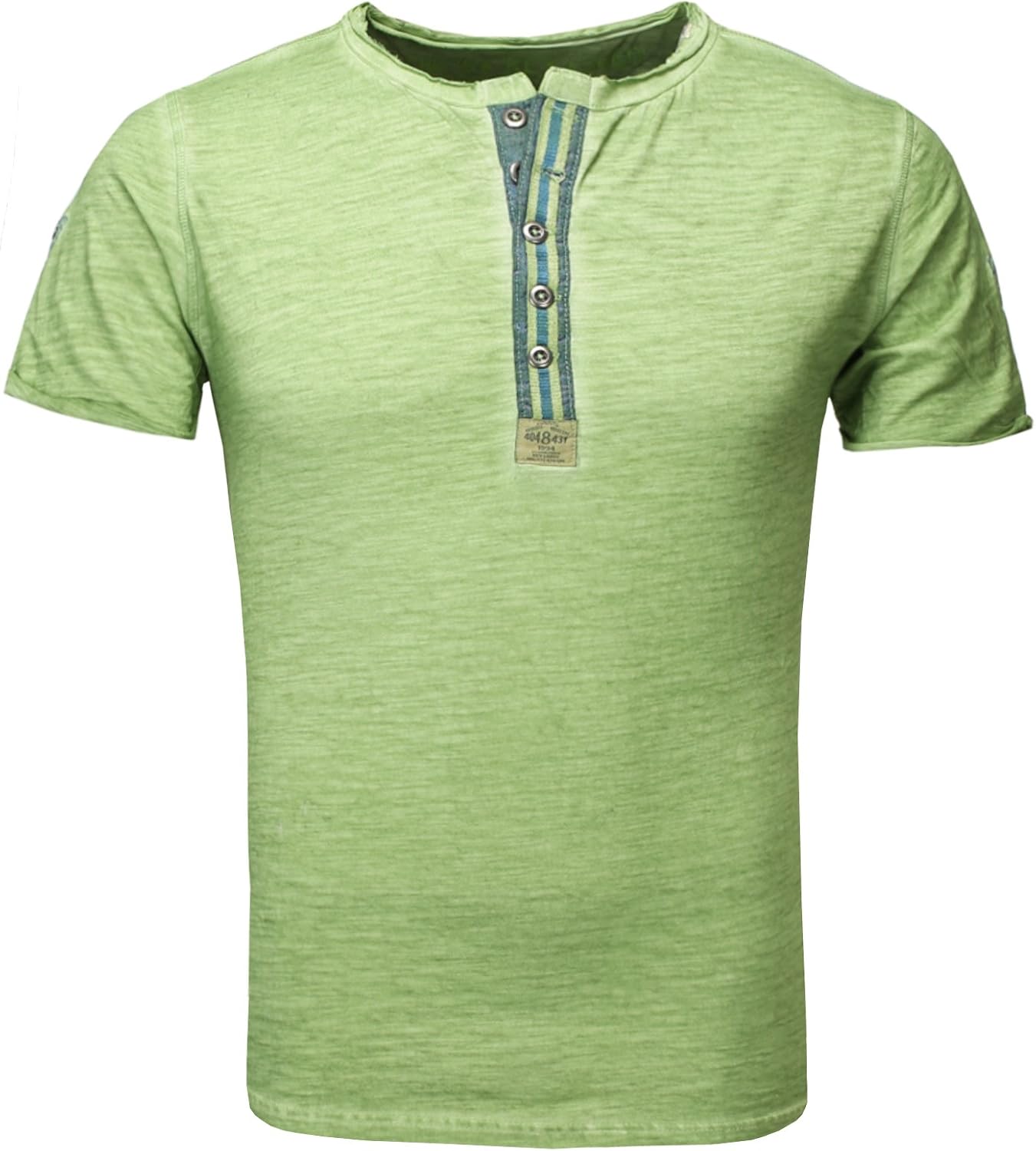 Herren T Shirt Mit Knopfleiste