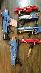 Amazon.com: Nerf Rival Atlas XVI-1200 Blaster (Blue): Toys & Games