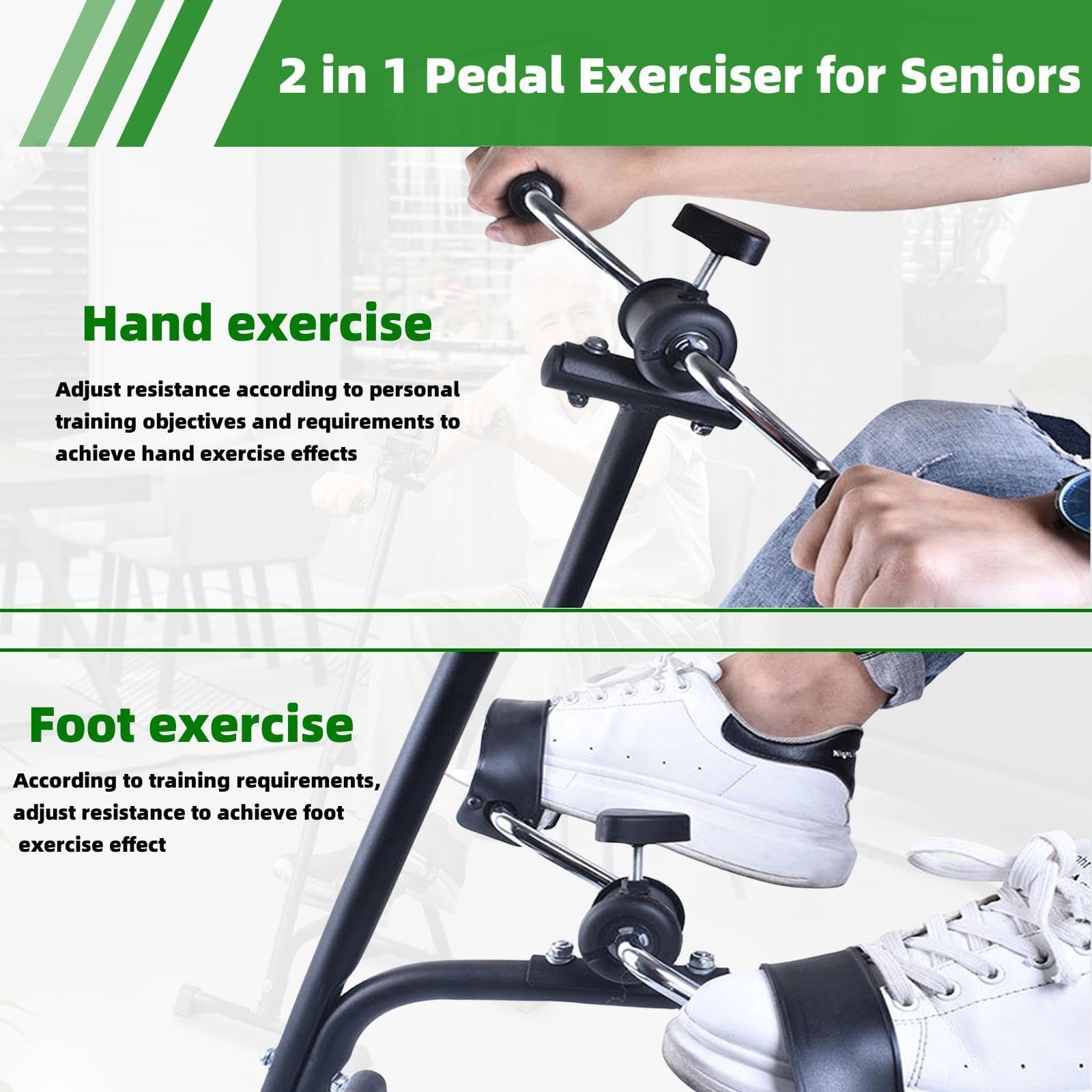 Mua Pedal Exerciser for Seniors elderly exercise equipment Hand Arm Leg ...