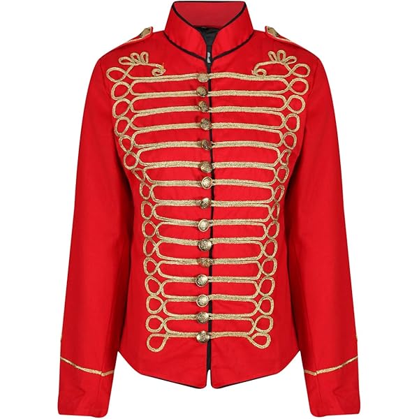 Amazon.com: Women's Parade Ladies Jacket Steampunk Military Emo