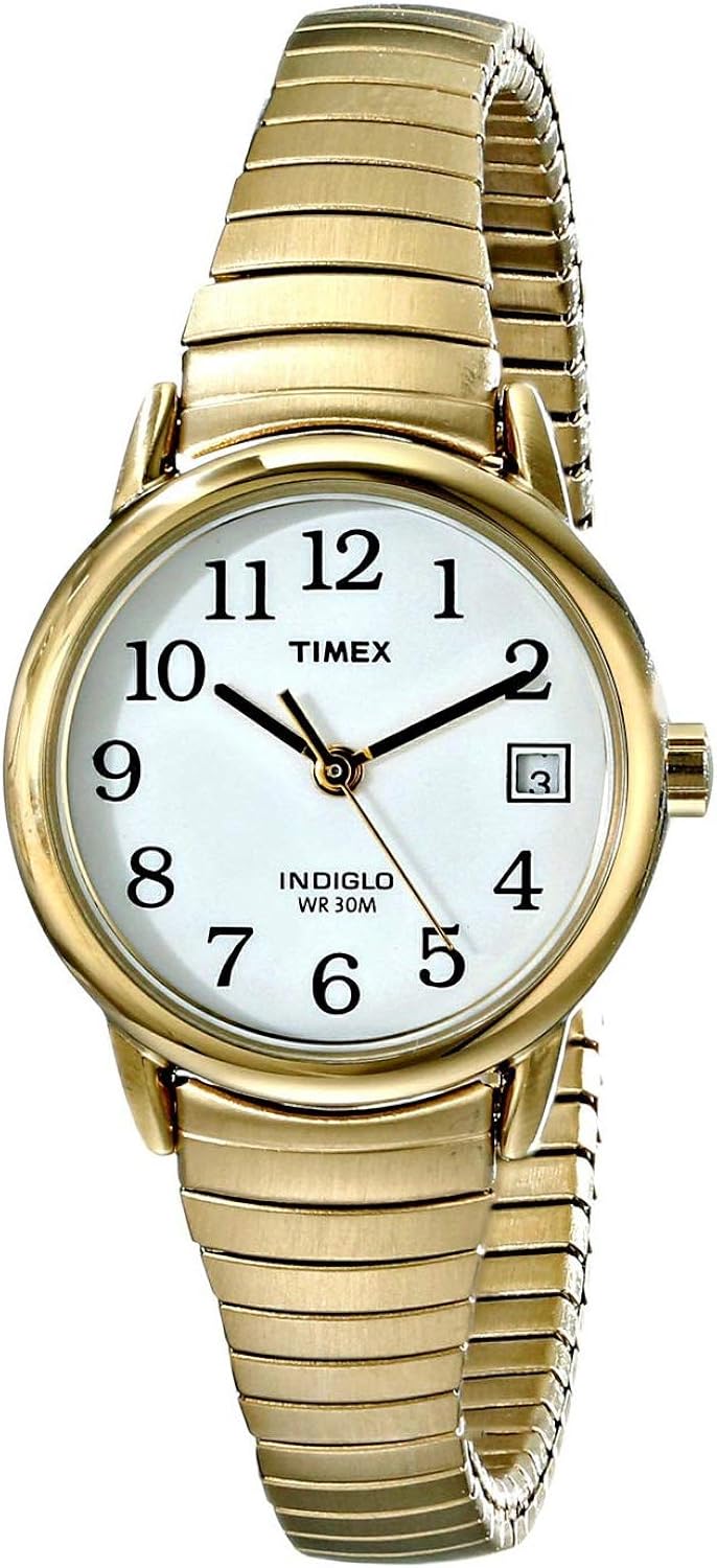 Amazon Timex Women s T2H351 Easy Reader 25mm Gold Tone Stainless