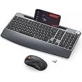 Amazon.com: GAMCATZ Ergonomic Wireless Keyboard and Mouse with Wrist ...