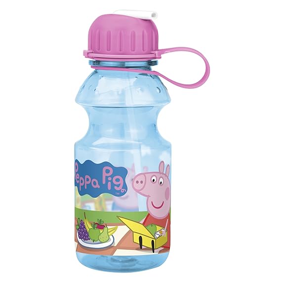 Buy Zak Designs Nick Jr. Tritan PEPA-K870 Peppa Pig Water Bottles 14 oz ...