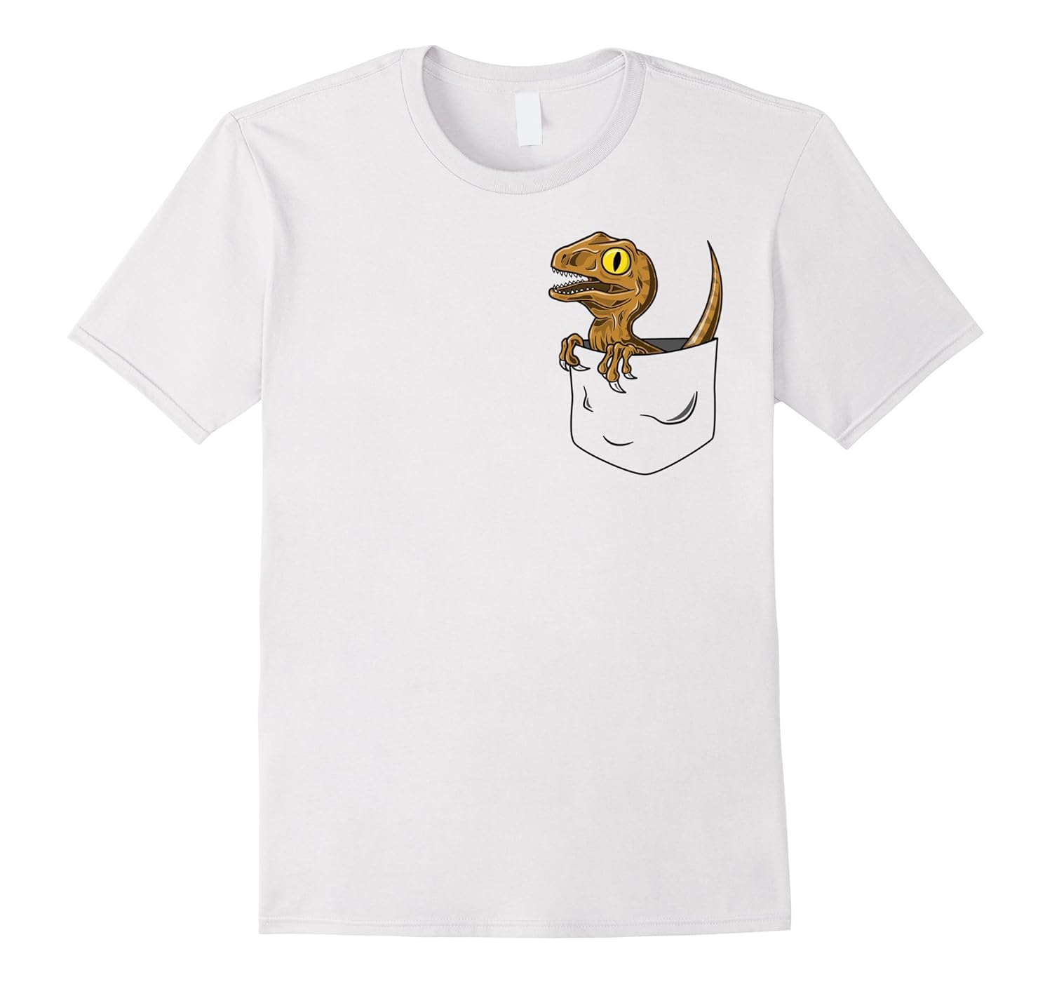 Pocket Raptor T-Shirt | Velociraptor Jurassic Dinosaur Shirt-RT ...