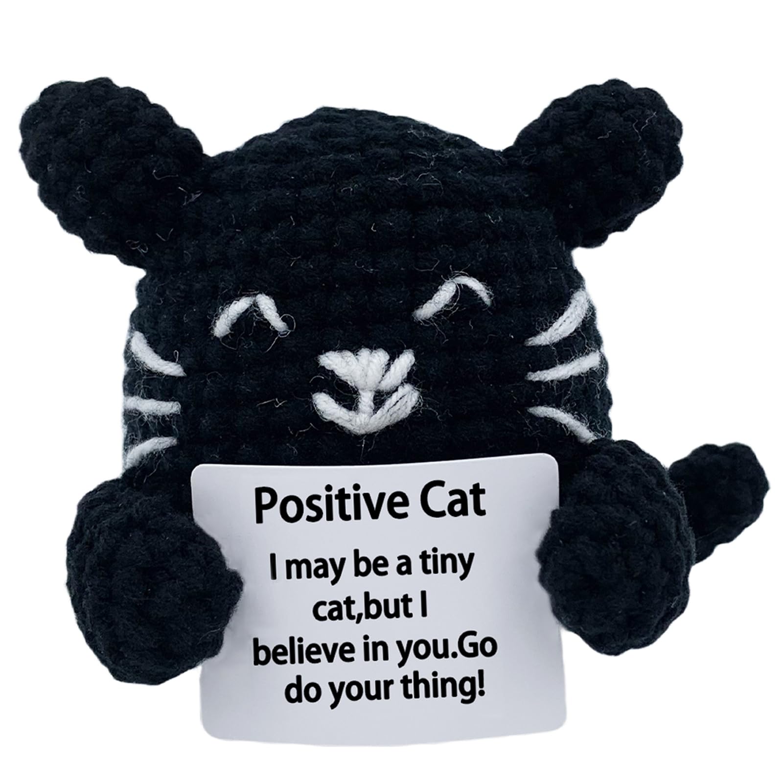 Mua Positive Cat Crochet Potato Hand-Made Doll Mini Funny Toy Creative ...