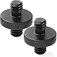 Amazon.com : 1/4" Male to 1/4" Male Threaded Tripod Screw Adapter ...