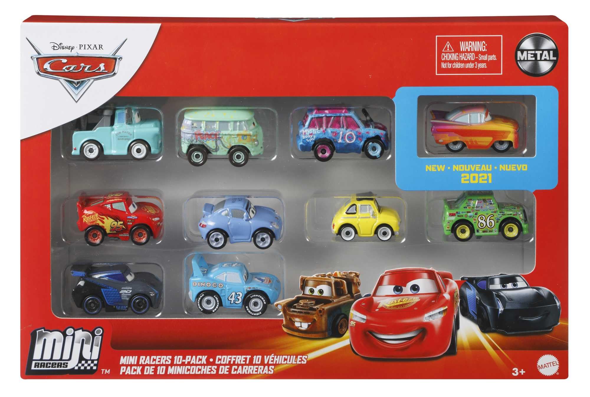 Mua Mattel Disney and Pixar Cars Mini Racers 10 Pack of Collectible Toy ...