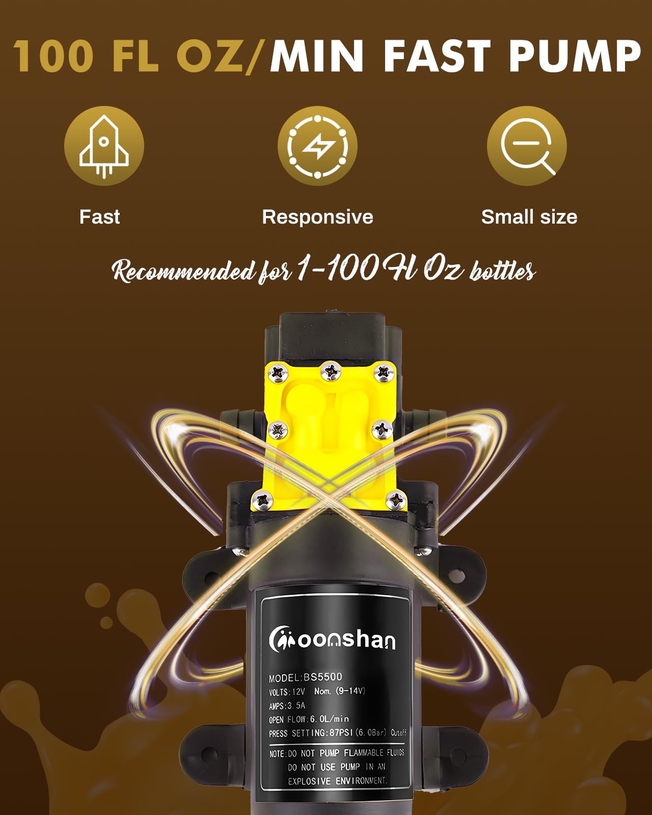 Mua Moonshan 4 Head Thin Liquid Filling Machine 1-100 Fl Oz Bottle ...