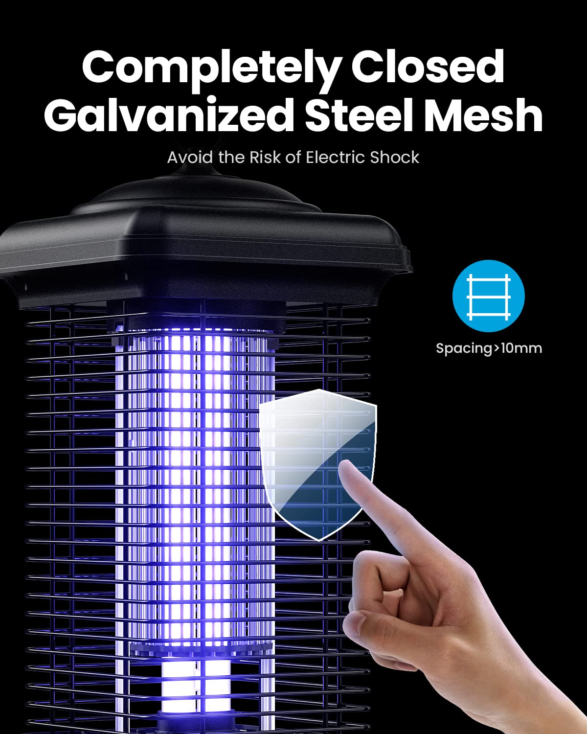 Mua Gaiatop Bug Zapper Outdoor, 4000V 18W Mosquito with 5ft Power Cord ...