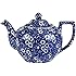 Burleigh Dark Blue Calico Teapot Large 1 litre: Amazon.co.uk: Kitchen ...