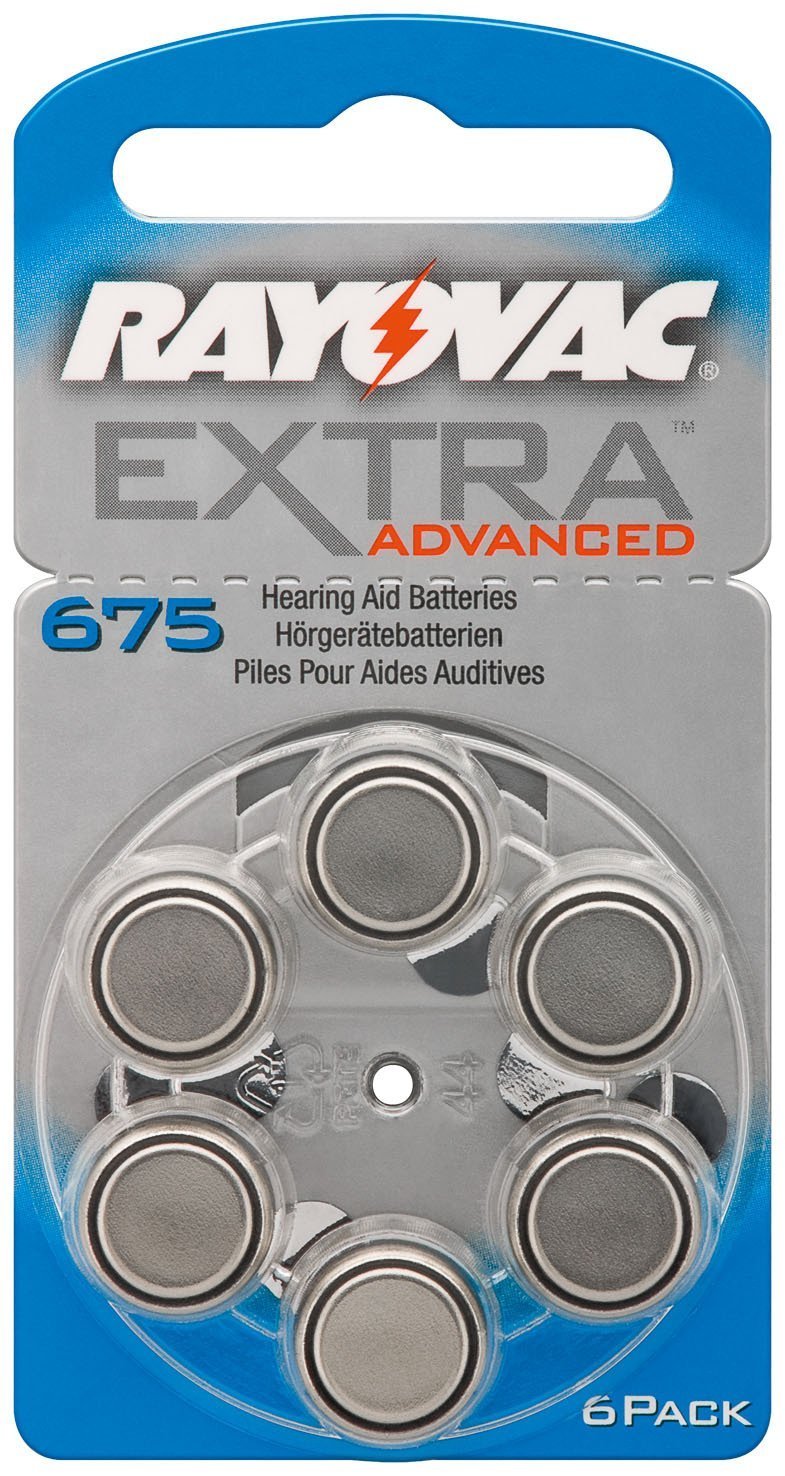 Rayovac Type 675 Extra Advanced Hearing Aid Battery: Amazon.co.uk ...