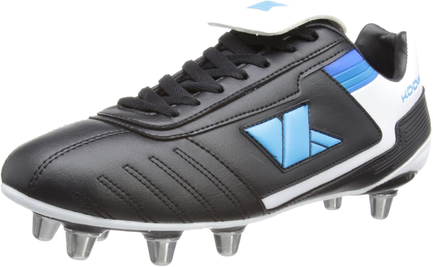 Kooga Men's Lightning LCST Boots - Black/White/Blue, Size 6H: Amazon.co ...