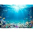 Amazon.com : BELECO Underwater World Backdrop 7x5ft Fabric Undersea ...