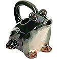 Amazon.com: Creative Co-Op Stoneware Frog Watering, Green Pitcher ...