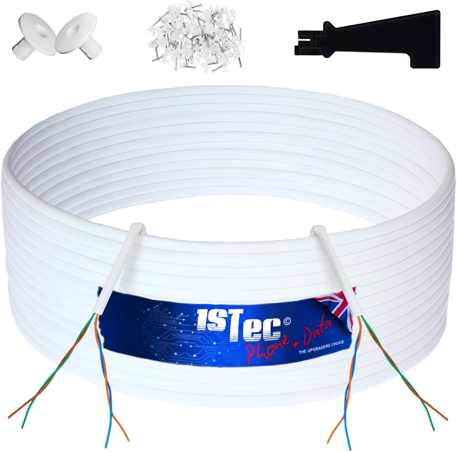 1STec 75m of Genuine BT CW1308 4 Core 2 Twisted Pair Telephone or FTTC ...