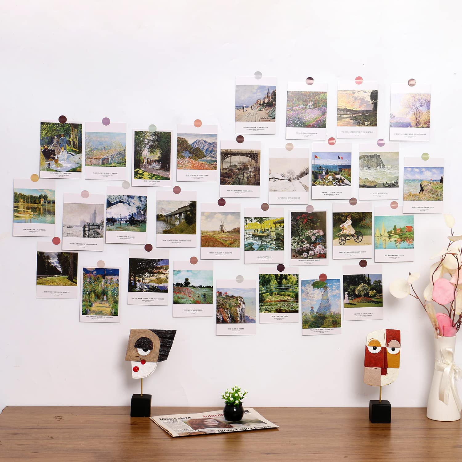 Claude Monet Art Postcards, Famous Painting Modern Artwork Post Cards ...