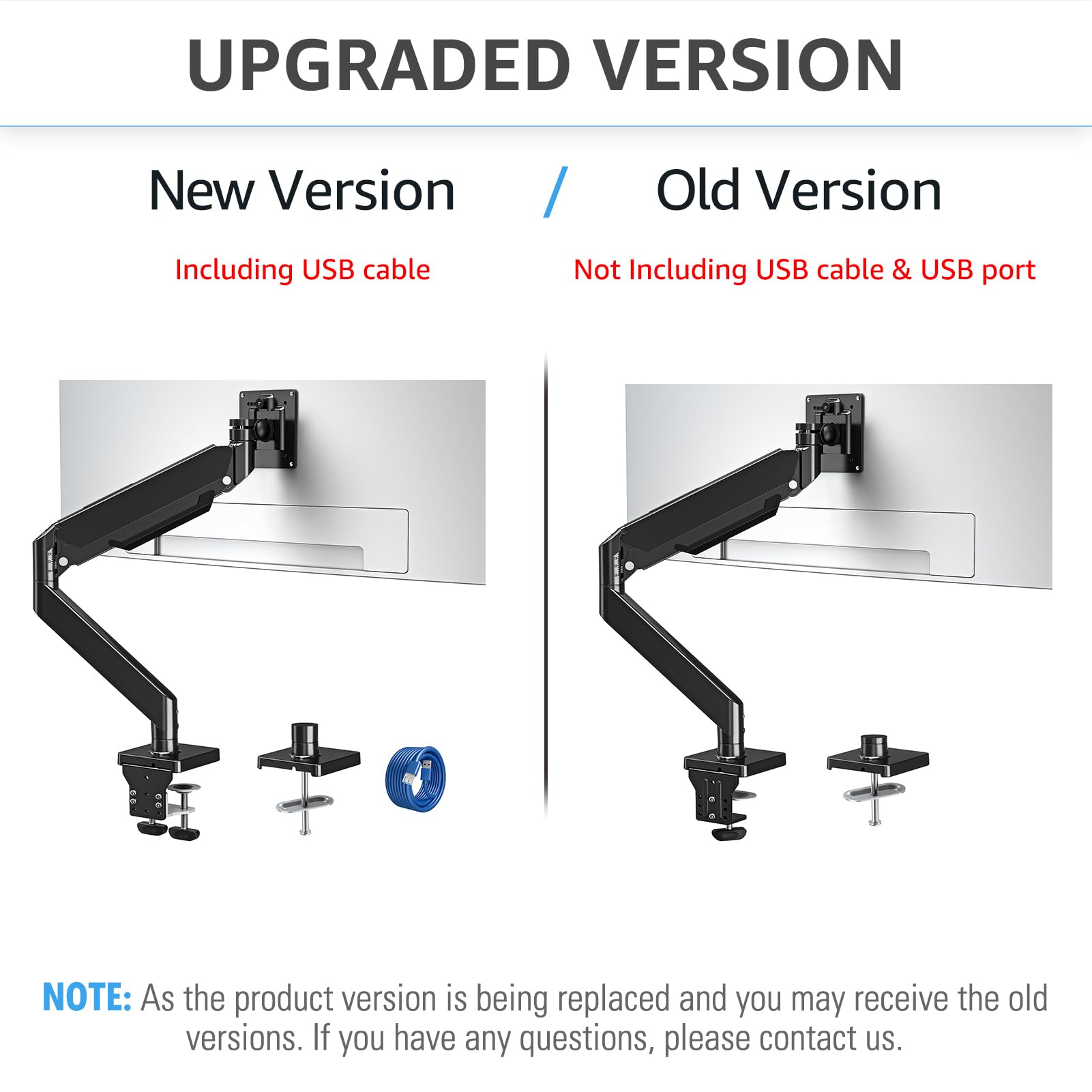 Mua Monitor Desk Mount Fits 22-42'' Heavy Duty Widescreen, Gas Spring ...