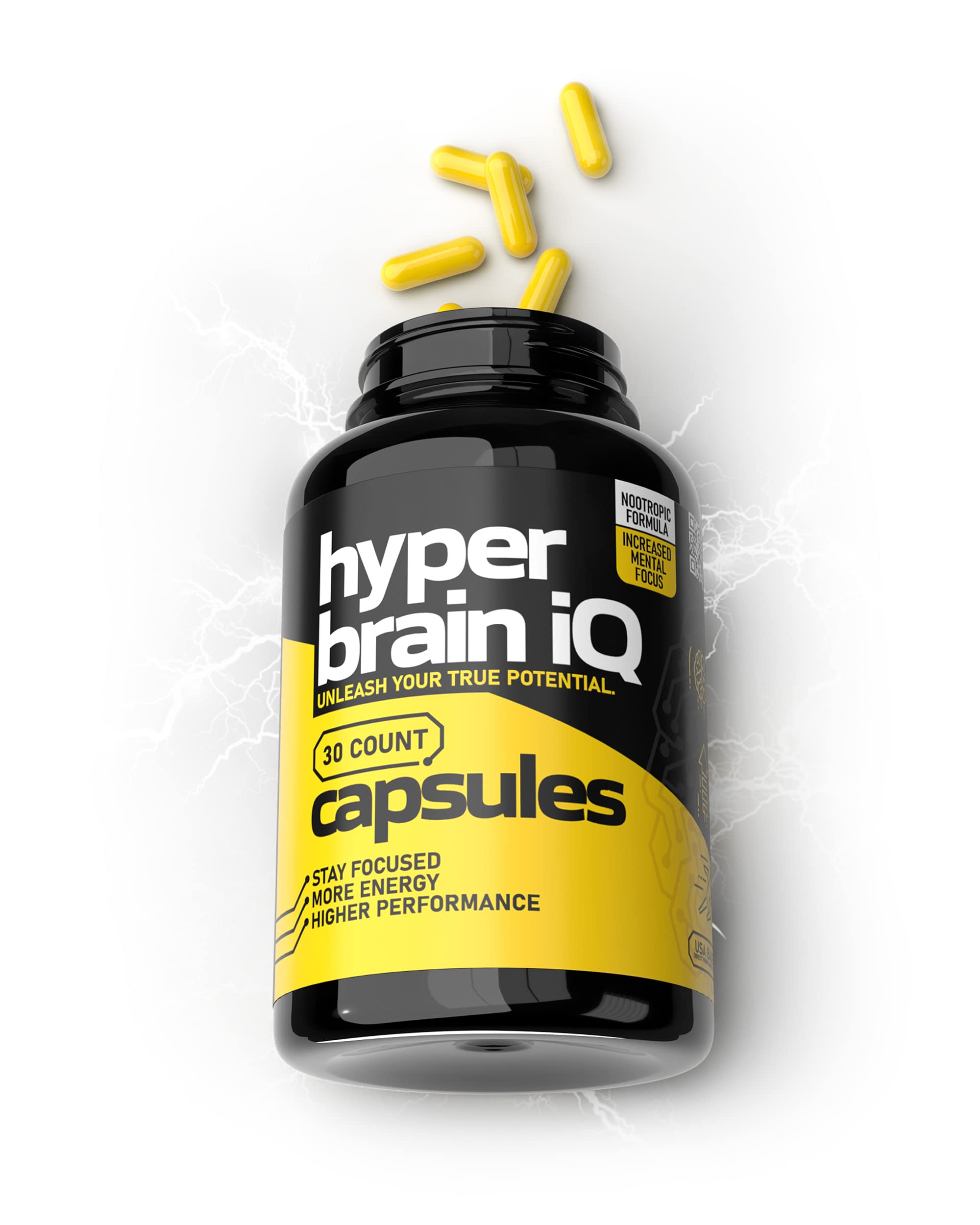 Mua Hyper Brain IQ Nootropic Brain Focus Supplement - Capsules for ...