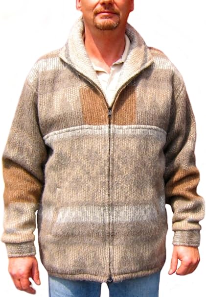 Alpakaandmore Mens Alpaca Wool Fabric Jacket at Amazon Men’s Clothing store