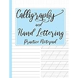 Calligraphy and Hand Lettering Practice Journal: Alphabet, Dot Grid and ...