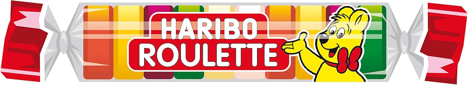 Haribo Roulette 50 rouleaux, 1er Pack (1 x 1,25 kg): Amazon.fr: Epicerie