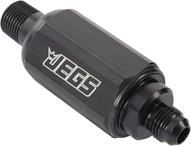 Amazon.com: JEGS 15060 Custom Compact Billet In-Line Fuel Filter ...