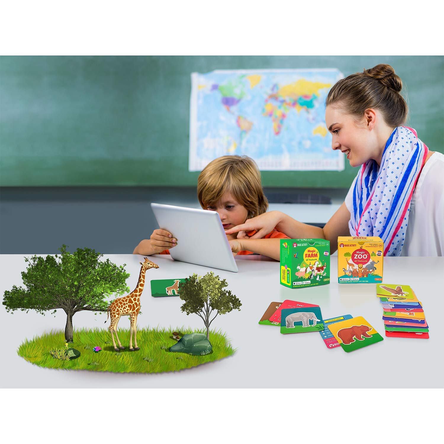 Mua Magic Zoo – 4D Flash Cards for Kids: Animals Come Alive (See Them ...