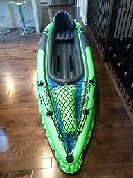 Intex Challenger K2 Kayak, 2-Person Inflatable Kayak Set with Aluminum ...