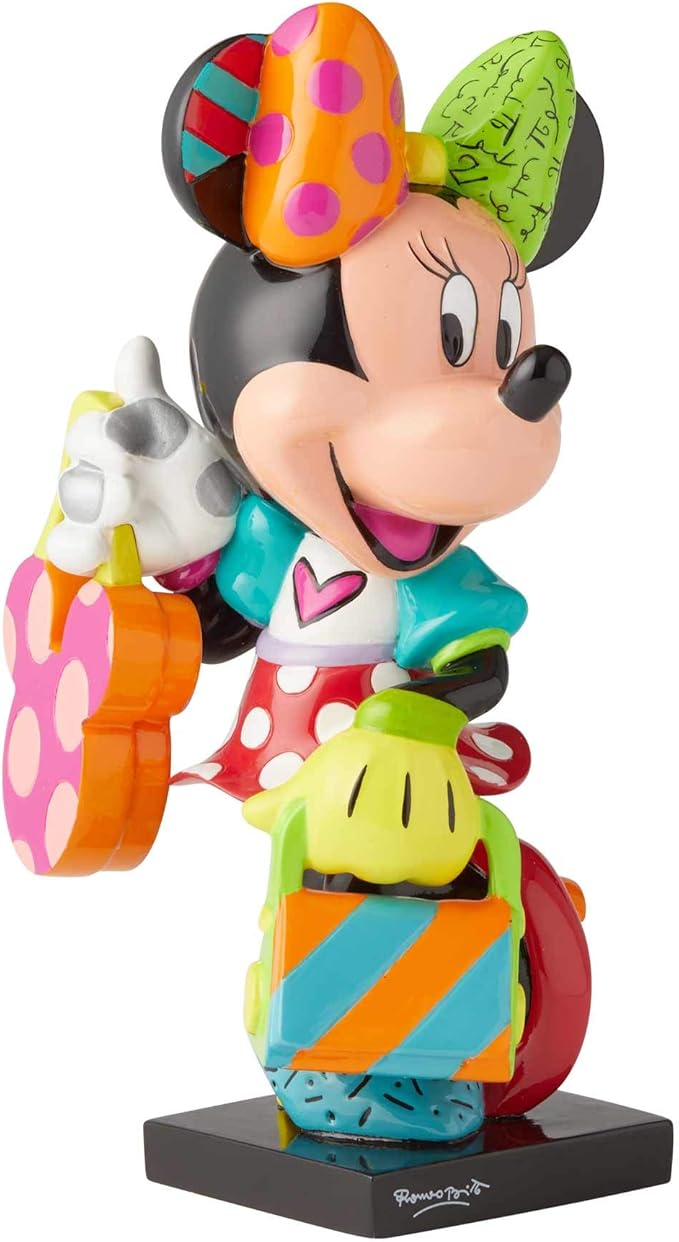 Disney Britto Collection Minnie Mouse Fashionista Figurine: Amazon.co ...