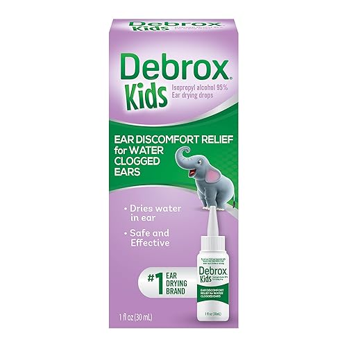 Debrox Kids Drying Drops, Kids Ear Drops for Clogged Ears, Ear ...