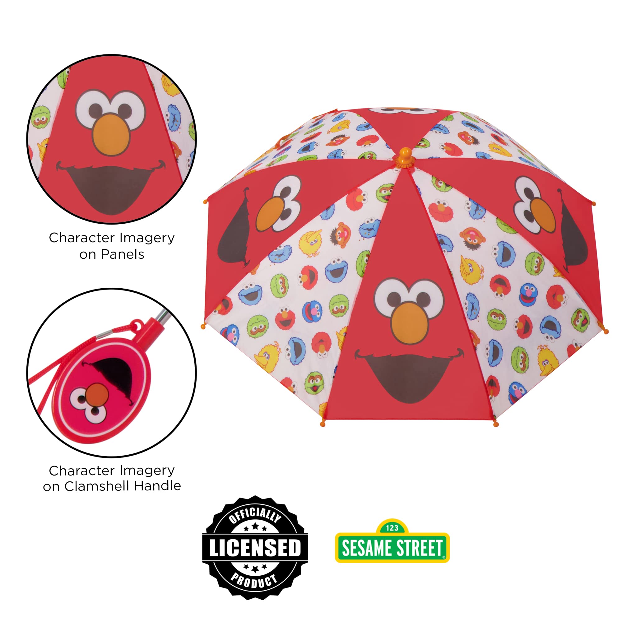 Mua Sesame Street Boys Kids Umbrella and Slicker, Elmo Toddler Boy Rain ...