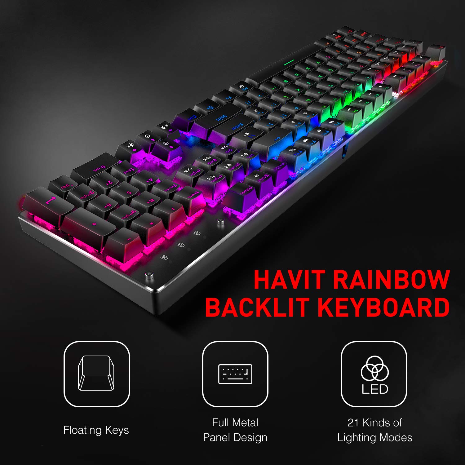 Mua havit Wired Mechanical Gaming Keyboard and RGB Mouse Combo Set UK ...