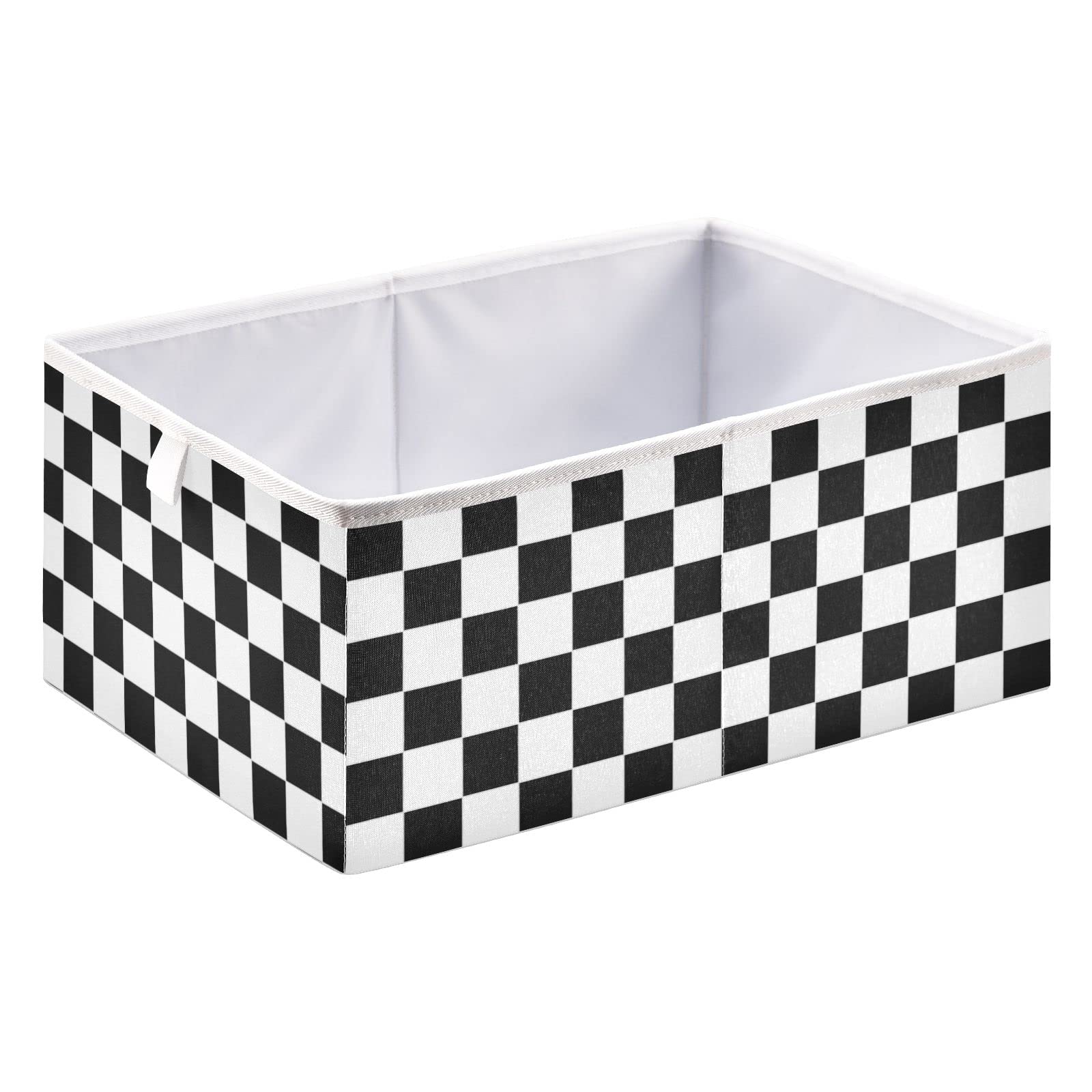 CaTaKu Checkered Racing Flag Cube Storage Bins for Organization ...