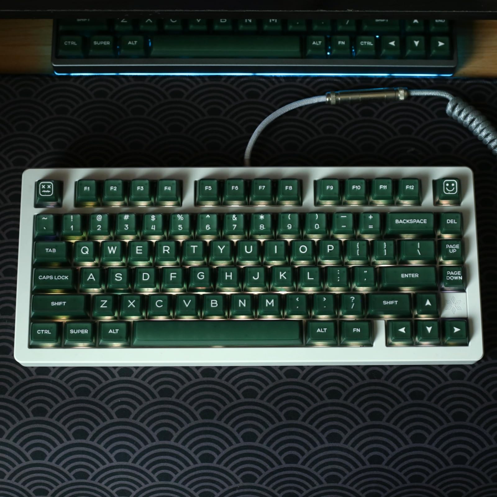 Mua Keycaps - Emerald Jade Keycap Double Shot PBT Keycaps RSA Profile ...