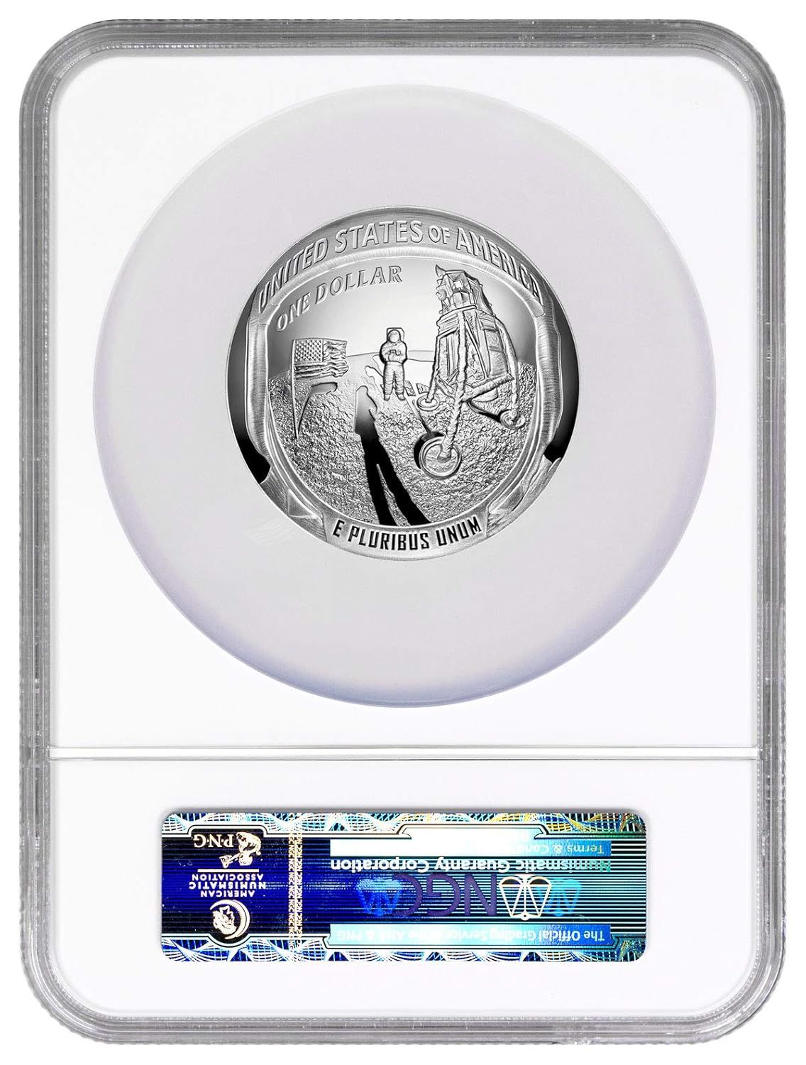 2019 P -P US Apollo 11 50th Anniversary Commemorative 5 oz. Silver ...