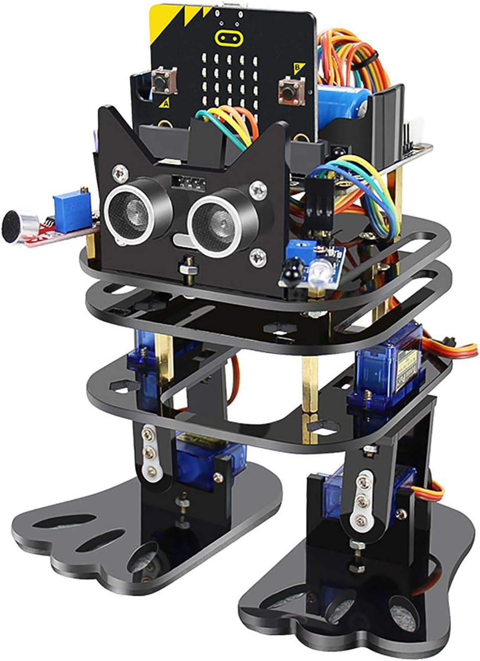 GoolRC micro: bit Smart Biped Robot Kit Support Graphical Programming ...