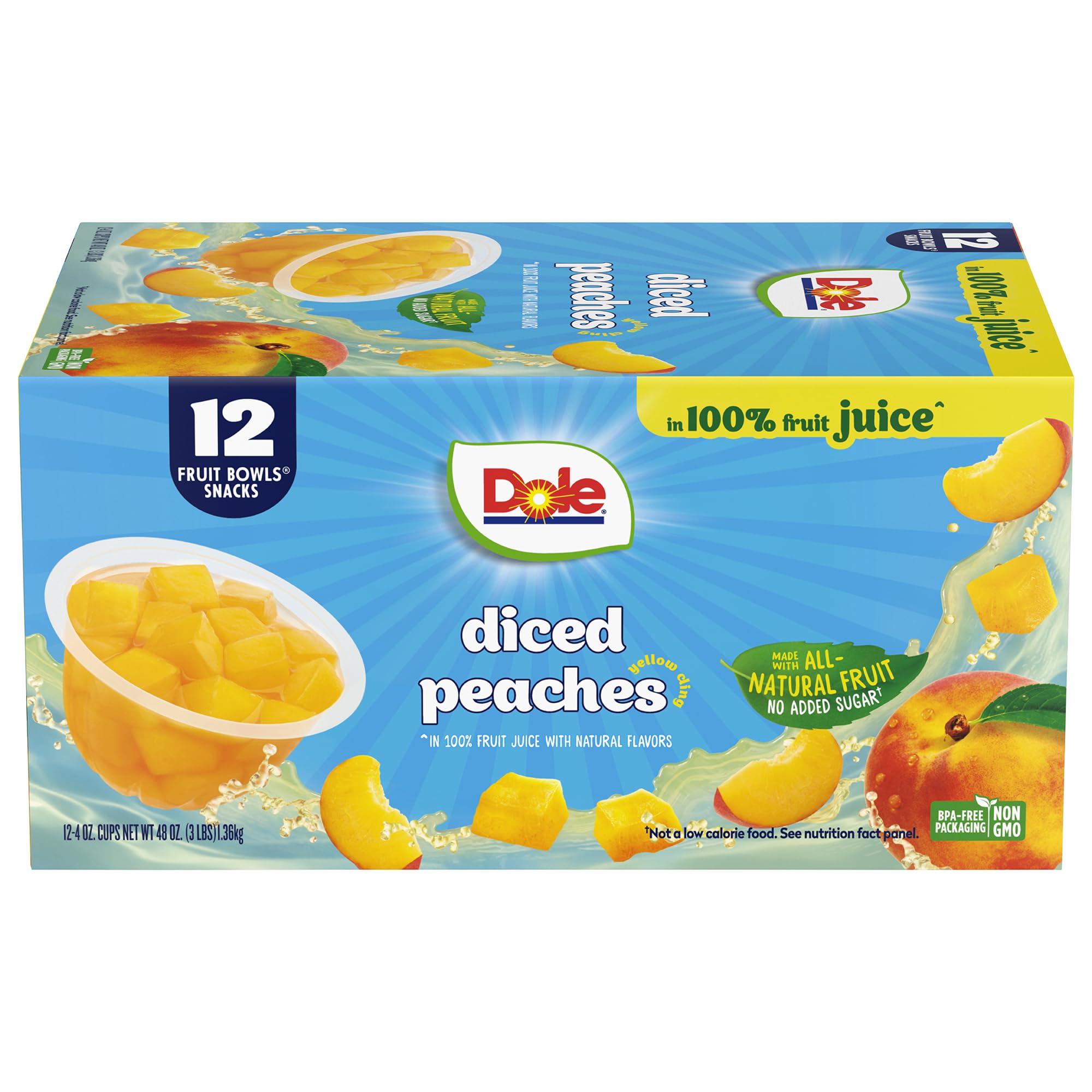 Mua Dole Diced Peaches in 100% Juice^ - Dole Fruit Bowls Snacks - 4 oz ...