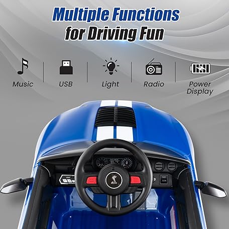 Mua Licensed Ford Mustang GT500 Ride on Car for Kids by INFANS, Battery ...