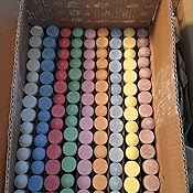 Amazon.com: S&S Worldwide Color Splash! Giant Box of Sidewalk Chalk(Box ...